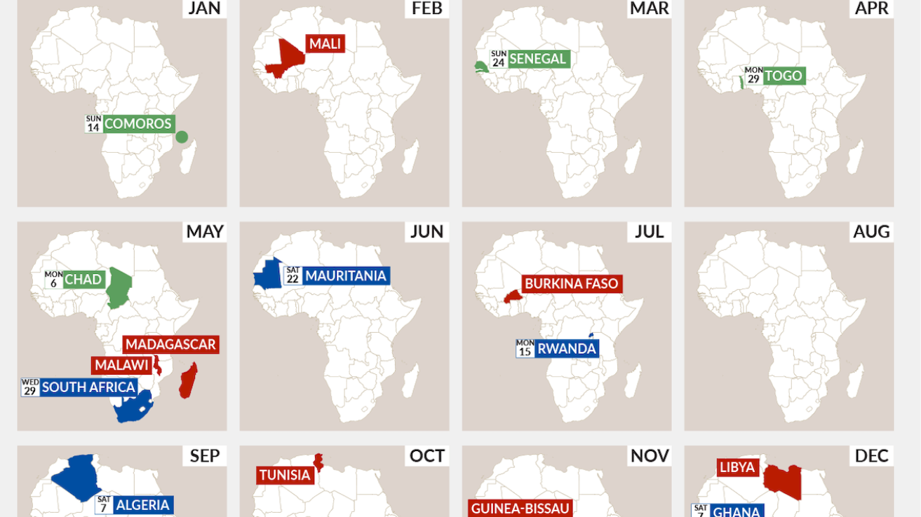 Africa Election Calendar 2024 Iss Africa